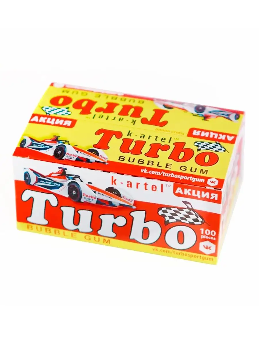 Жевательная резинка TURBO (ТУРБО) Вкусная помощь купить по цене 356 ₽ в ...